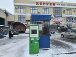 Kaspi Bank (Tamerlan tas joly No:202), parsel otomatı  Çimkent'ten (Şımkent'ten)