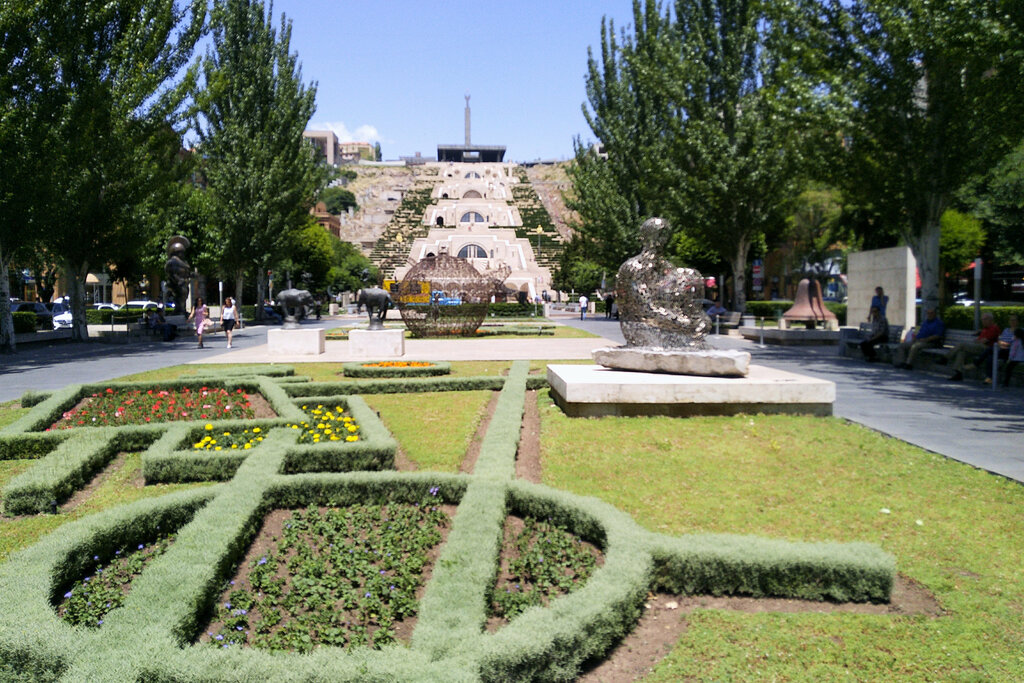 Kültür ve eğlence parkları Kafesciyan Heykel Parkı, Erivan, foto