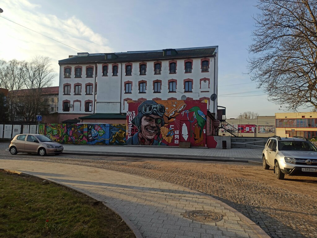 Sokak sanatı Граффити, Chernyahovsk, foto