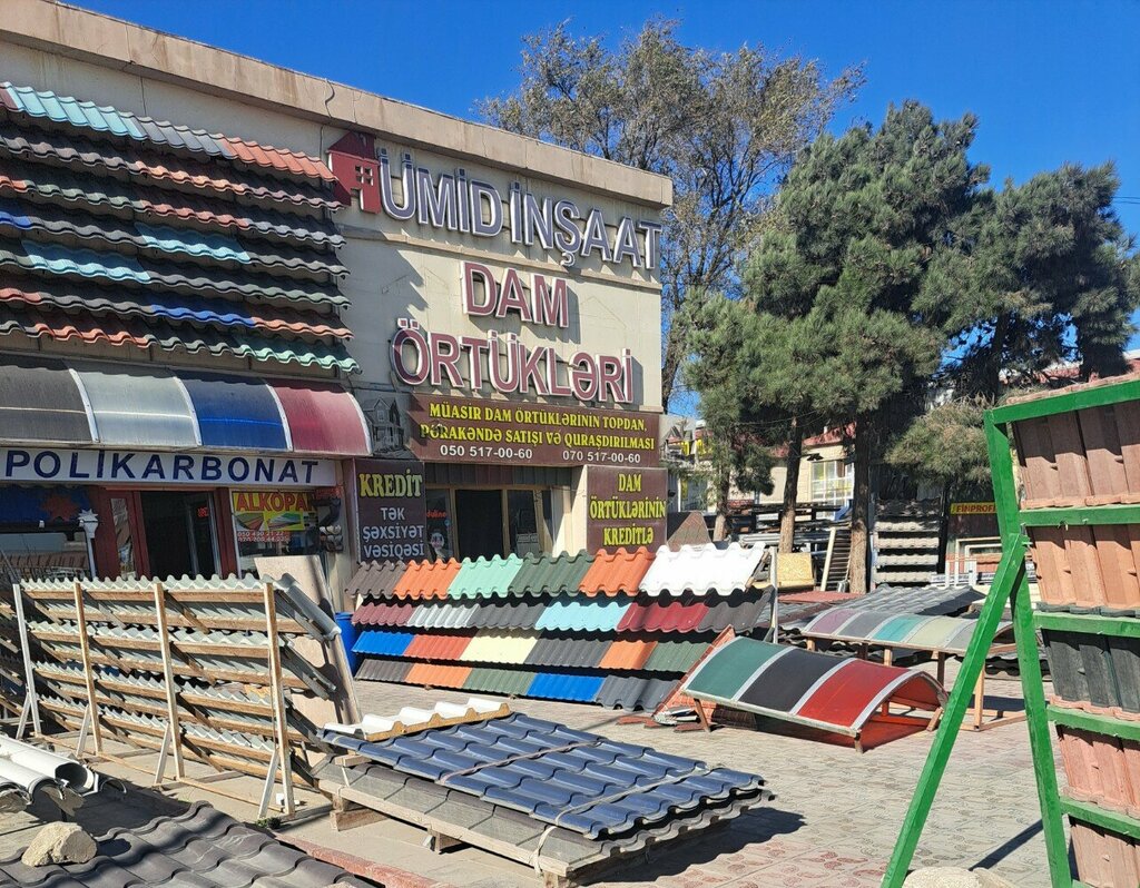 Çatı ve çatı materyalleri Roof Cladding Shop Umid Inshaat, Bakü, foto
