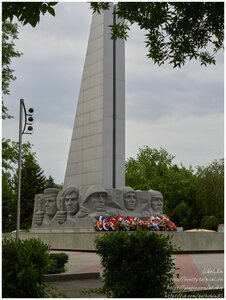Аллея Городов-Героев (Saratov Region, Balashov, park imeni Kuybysheva), anıt, heykel  Balaşov'dan