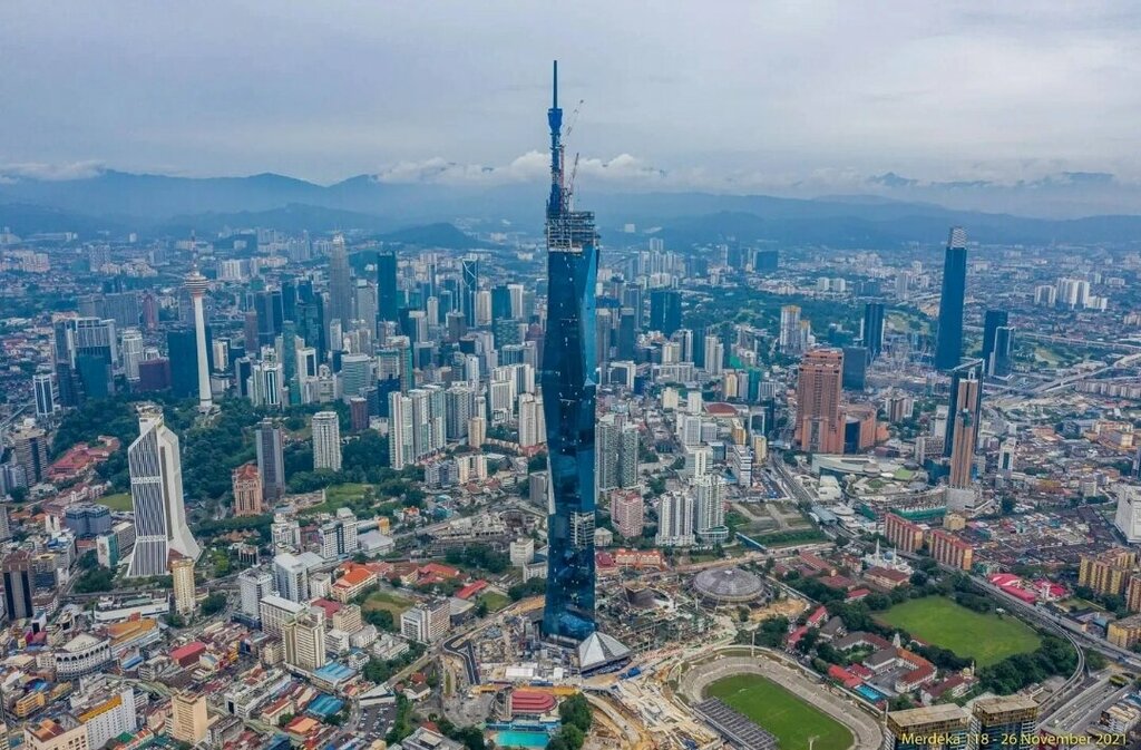 Turistik yerler Merdeka 118, Kuala Lumpur, foto