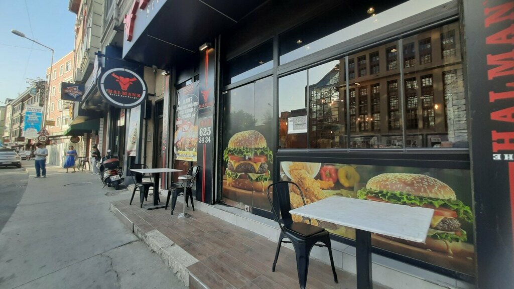 Fast food The Halman’s Steak And Burger, İstanbul, foto