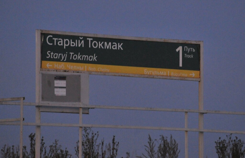 Tren istasyonu Старый Токмак (136 км), Tataristan, foto