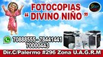 Photocopies Divino Niño Atén Copi (Santa Cruz de la Sierra, Distrito Municipal 11, Subdistrito 12, Palermo, 540), fotokopi dükkanları  Santa‑Krus'tan