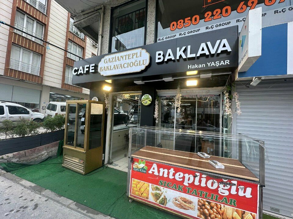 Pasta, şekerleme ve tatlı Anteplioğlu baklava, İstanbul, foto