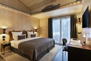 St-Alban Hotel & SPA (Auvergne-Rhône-Alpes, Haute-Savoie, Arrondissement d'Annecy, La Clusaz, Route de la Piscine, 195), otel  La Clusaz'dan