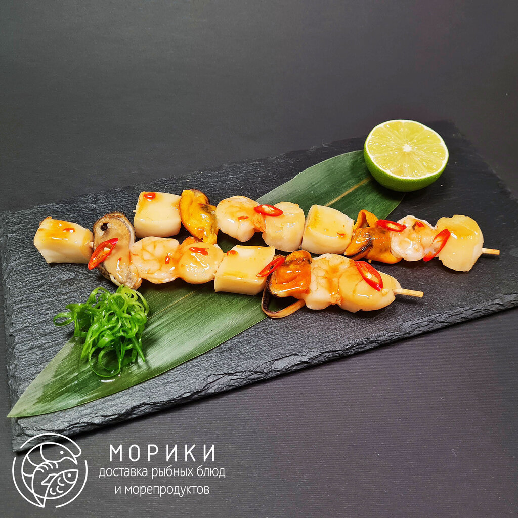 Balık ve deniz ürünleri Moriki, Novosibirsk, foto