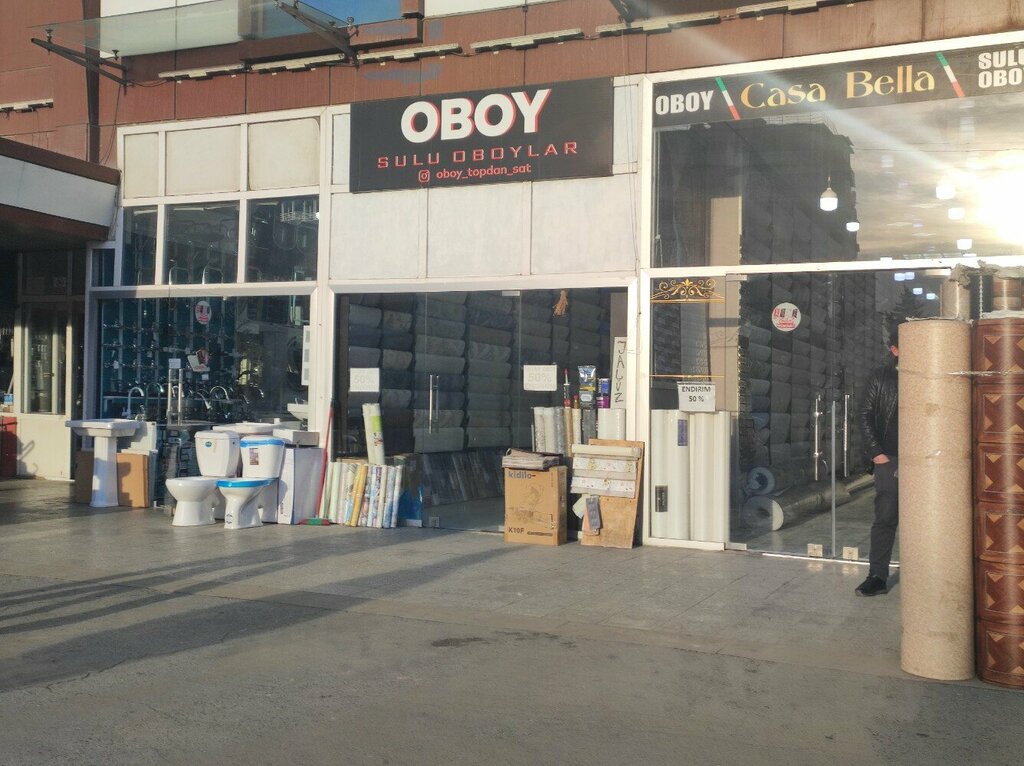 Duvar kağıdı mağazaları Oboy, Bakü, foto