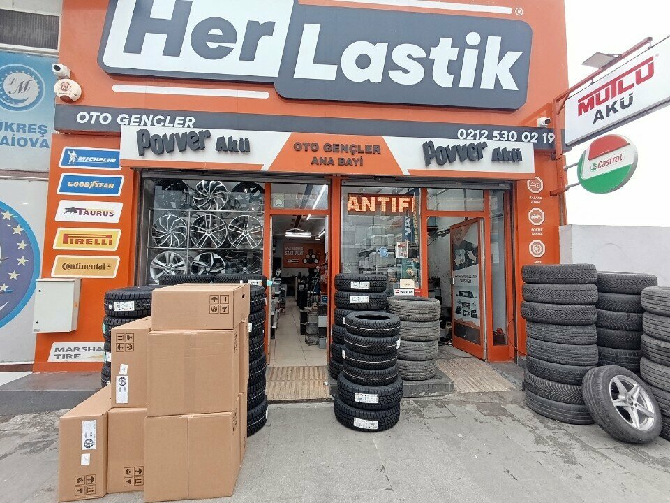 Jant ve lastikçiler Her Lastik - Oto Gençler, İstanbul, foto