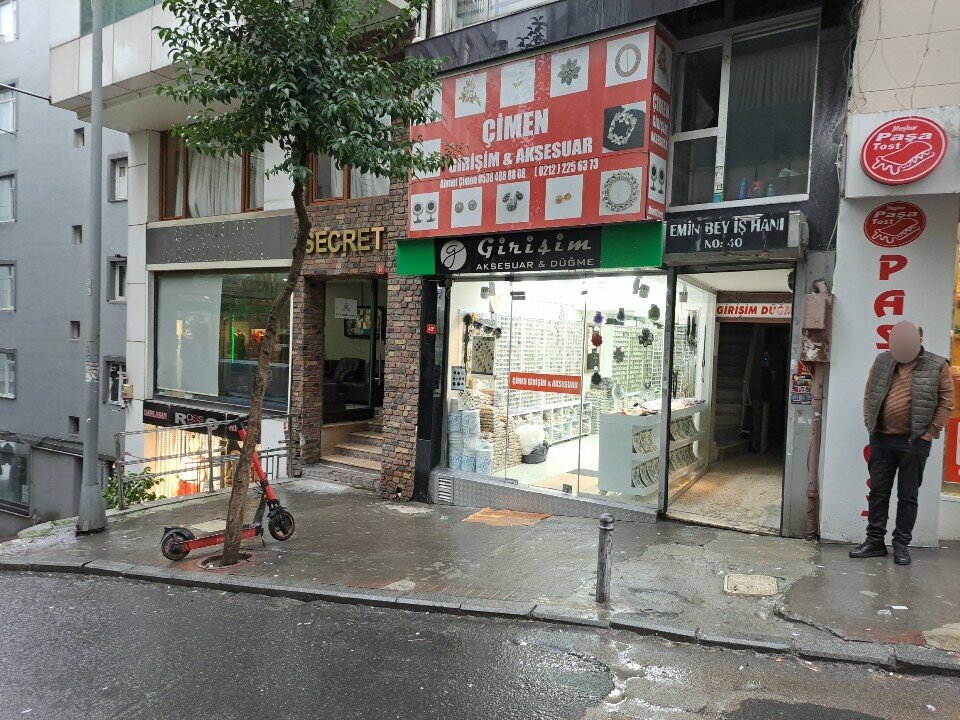 Tekstil ekipmanları Girişim Aksesuar Düğme, İstanbul, foto