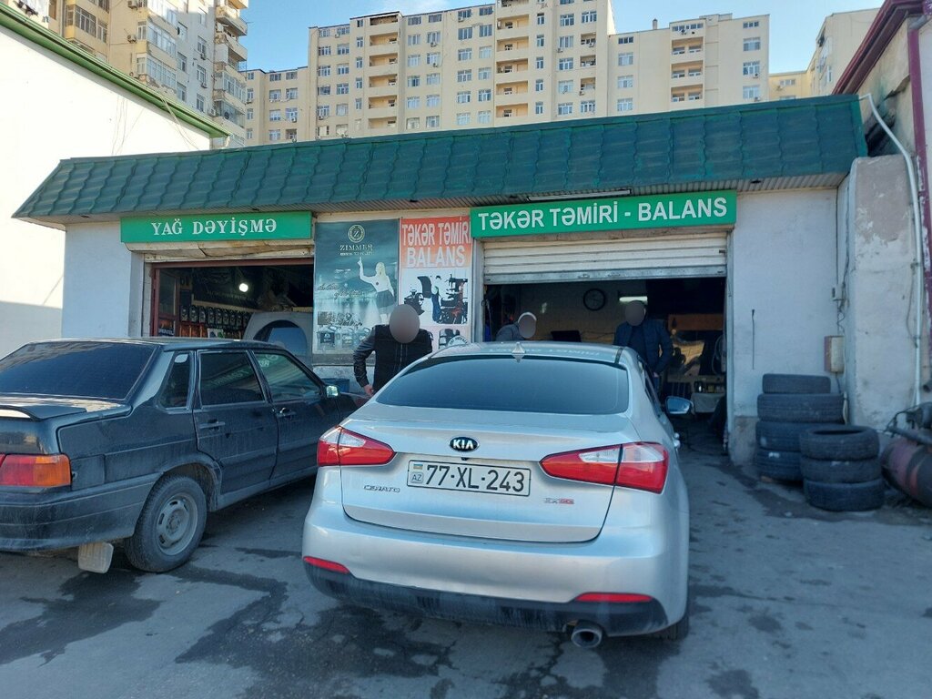 Oto lastik tamiri Təkər təmiri balans, Bakü, foto