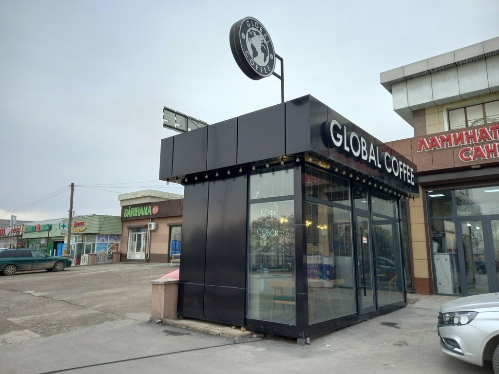 Kahve dükkanları Global Coffee, Çimkent (Şımkent), foto