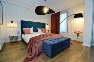 Boutique Apartments Blagoevgrad (Blagoevgrad Province, Blagoevgrad, Blagoevgrad, Todor Alexandrov 29), otel  Yukarı Cuma'dan (Blagoevgrad'dan)