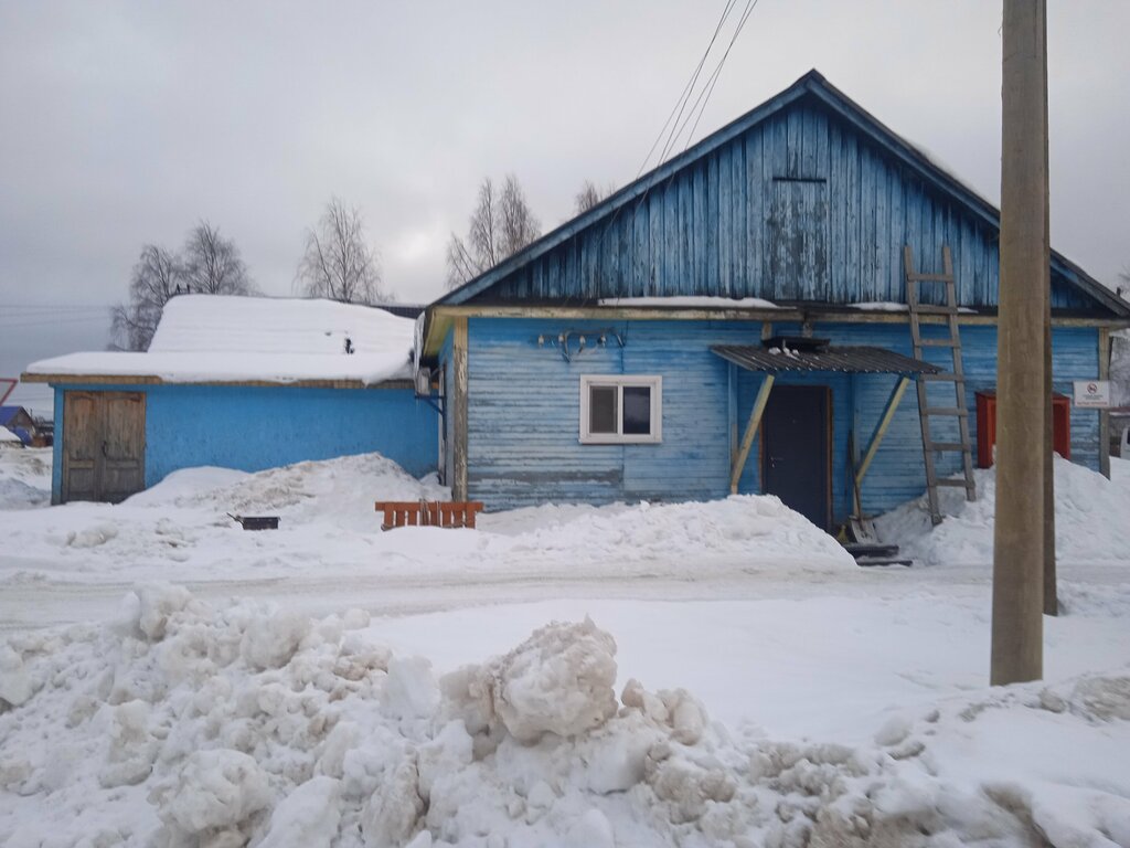 Ekmek fırını Khlebopriyemnoye predpriyatiye Obozerskoye pekarnya, Arhangelskaya oblastı, foto
