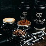 Barista (Rysqulov dańǵyly No:155/1), kahve otomatı  Almatı'dan
