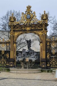 Fontaine Neptune (Grand Est, Meurthe-et-Moselle, Arrondissement de Nancy, Nancy), çeşme  Nancy'den
