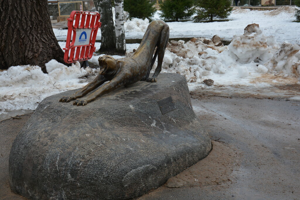 Park, sokak heykeli Гепард, Saint‑Petersburg, foto