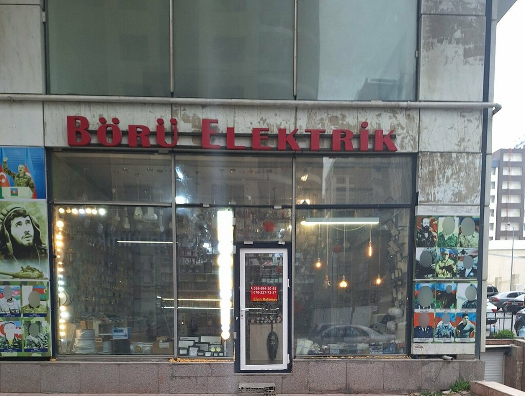 Elektrik ve elektrikli ürün mağazası Boru elektrik, Bakü, foto