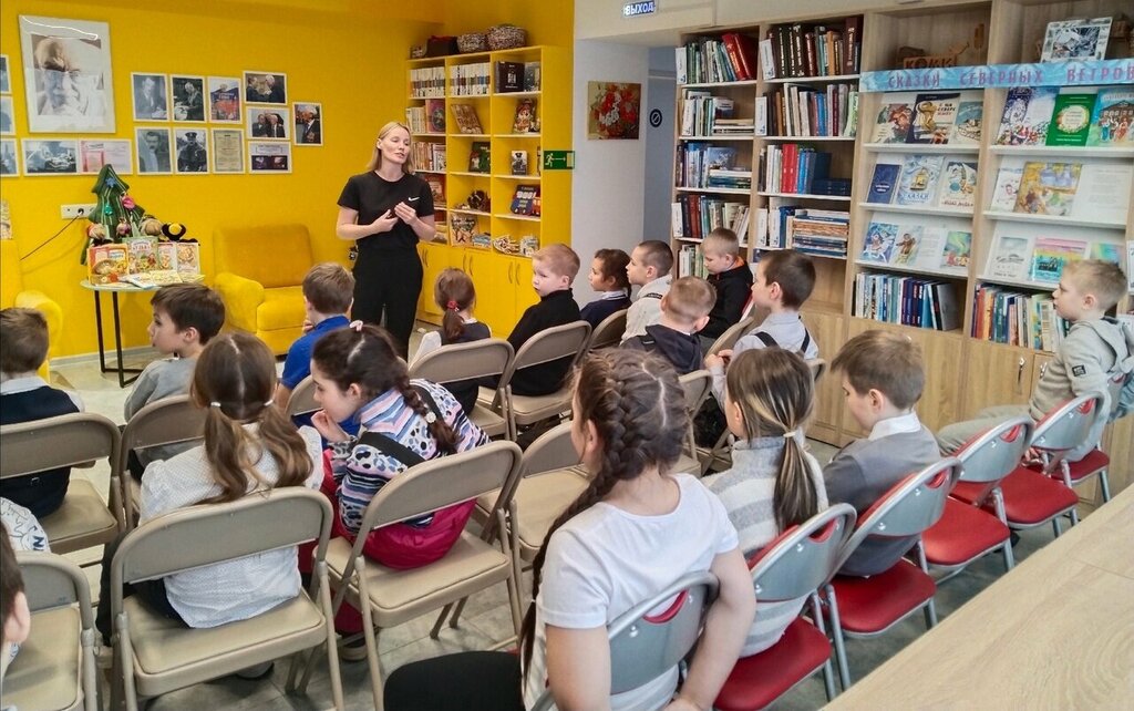 Kütüphaneler Central Children's Library named after S. V. Mikhalkov, Komi, foto