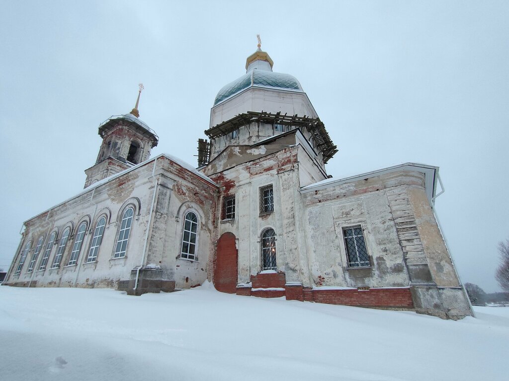 Ortodoks kiliseleri Tserkov Troitsy Zhivonachalnoy V Porechye, Tverskaya oblastı, foto