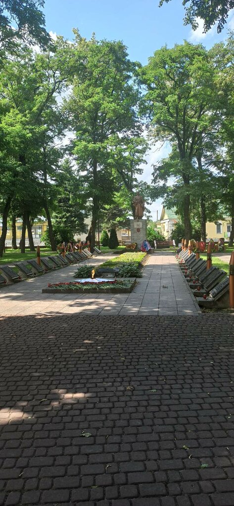 Anıt, heykel Вечный огонь, Berioza, foto