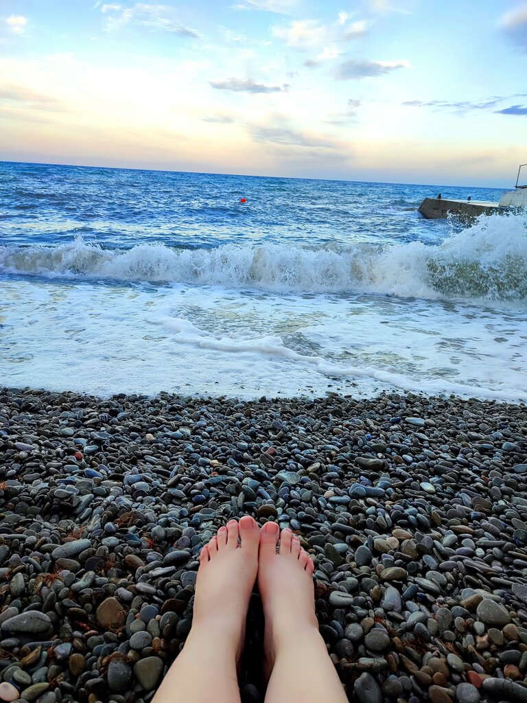 Plaj Пляж, Aluşta, foto