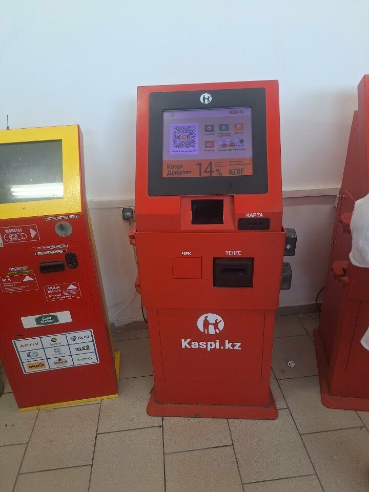 Ödeme terminali Kaspi Bank, Kızılorda, foto