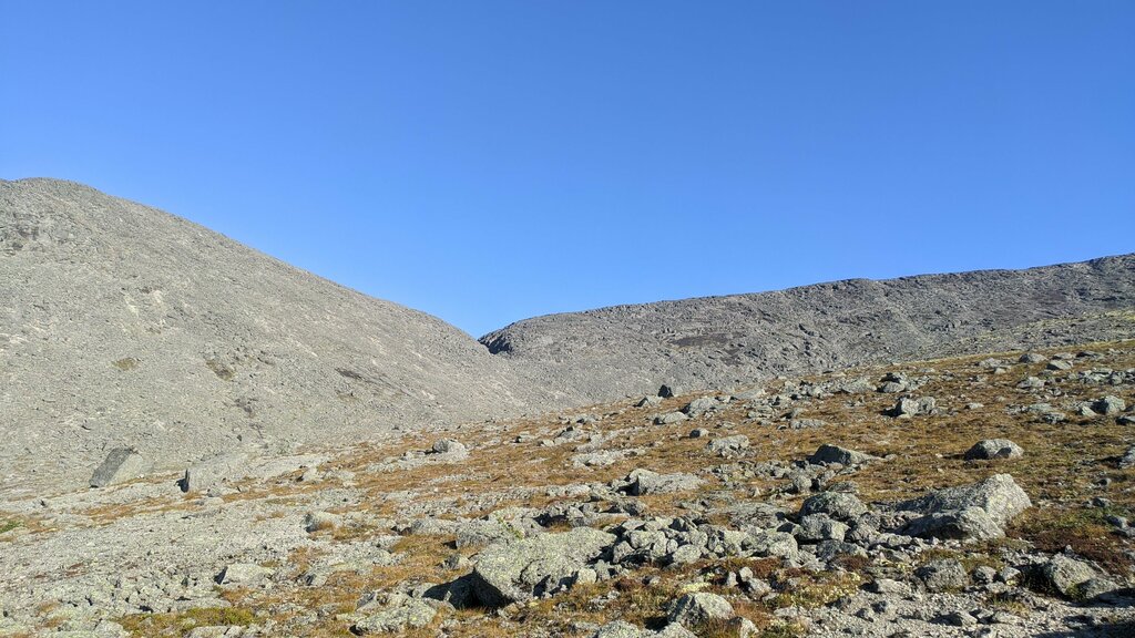 Dağ geçidi North Chorrgor pass, Murmanskaya oblastı, foto