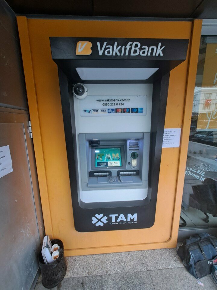 ATM'ler Vakıfbank ATM, İstanbul, foto
