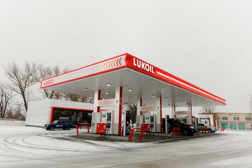 Benzin istasyonu Lukoil, Semey, foto