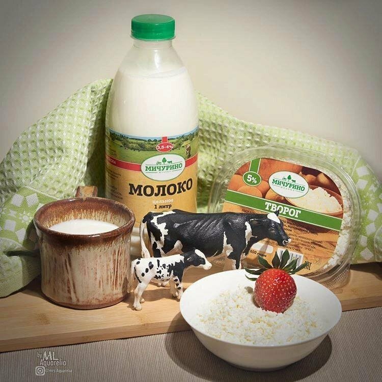 Süt ürünleri satış mağazaları Michurino moloko, Moskova, foto