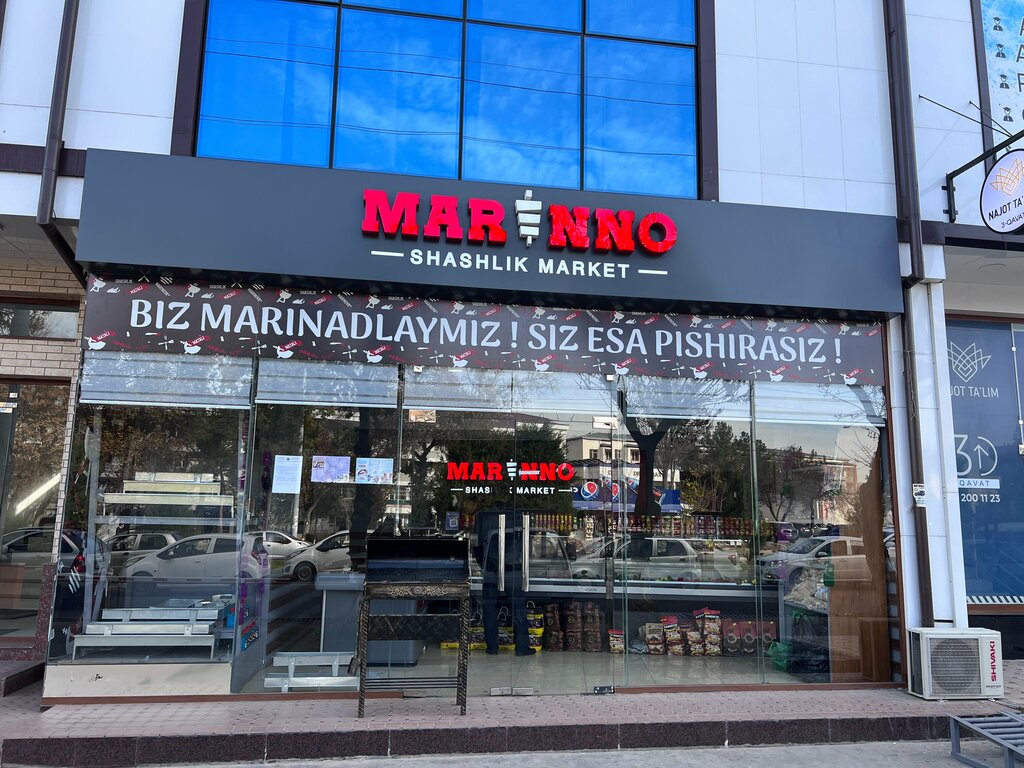 Kasap, şarküteri Shashlik Market Marinno, Taşkent, foto