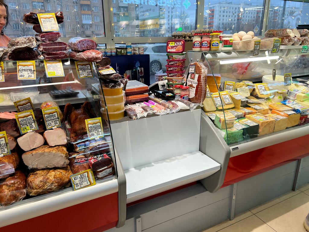 Kasap, şarküteri Belarusian products, Moskova, foto