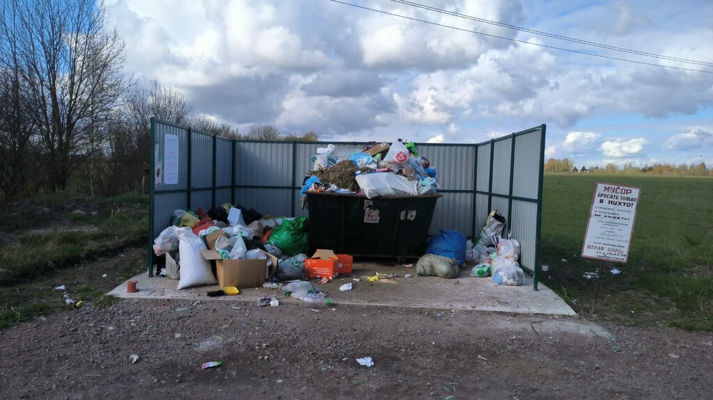 Çöp alanları Trash and garbage disposal area, Saint‑Petersburg ve Leningradskaya oblastı, foto