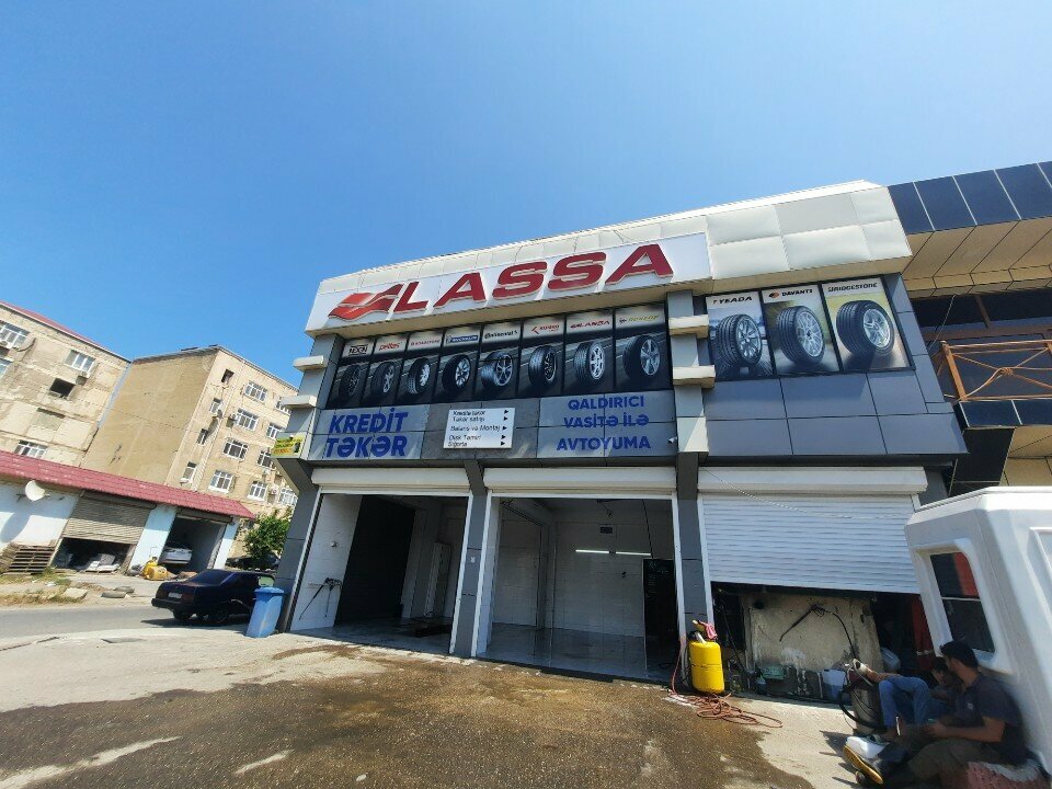 Oto lastik tamiri Lassa, Sumgayıt, foto
