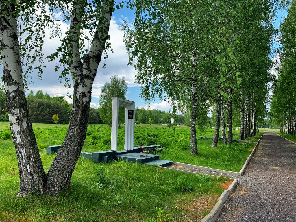 Anıt, heykel Мемориальный комплекс Речечка, Brianskaya oblastı, foto