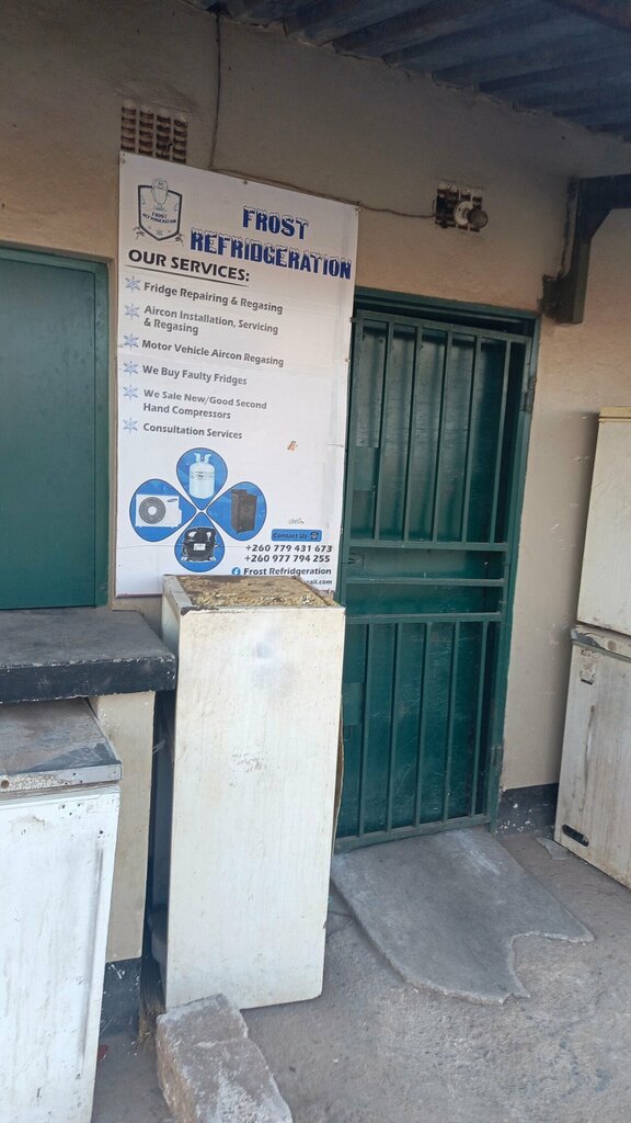 Beyaz eşya mağazaları Rowt Refrigeration, Lusaka, foto