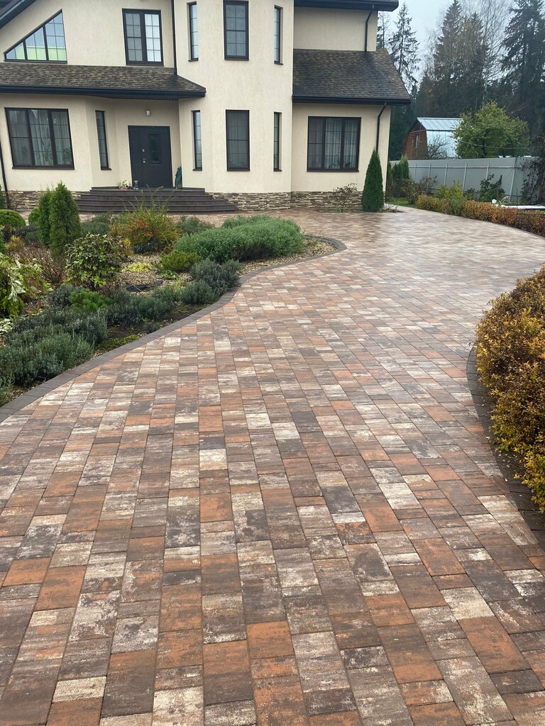 Kaldırım taşları Profstroy, Moskova ve Moskovskaya oblastı, foto