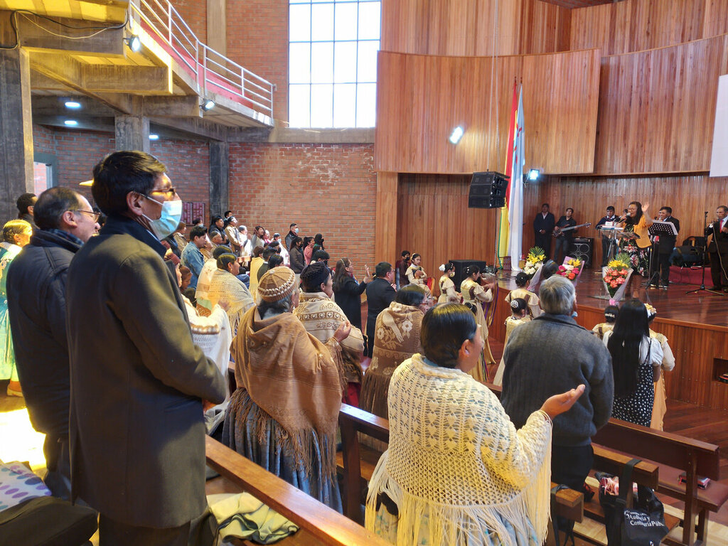 Protestan kilisesi Jni Abaroa, El Alto, foto