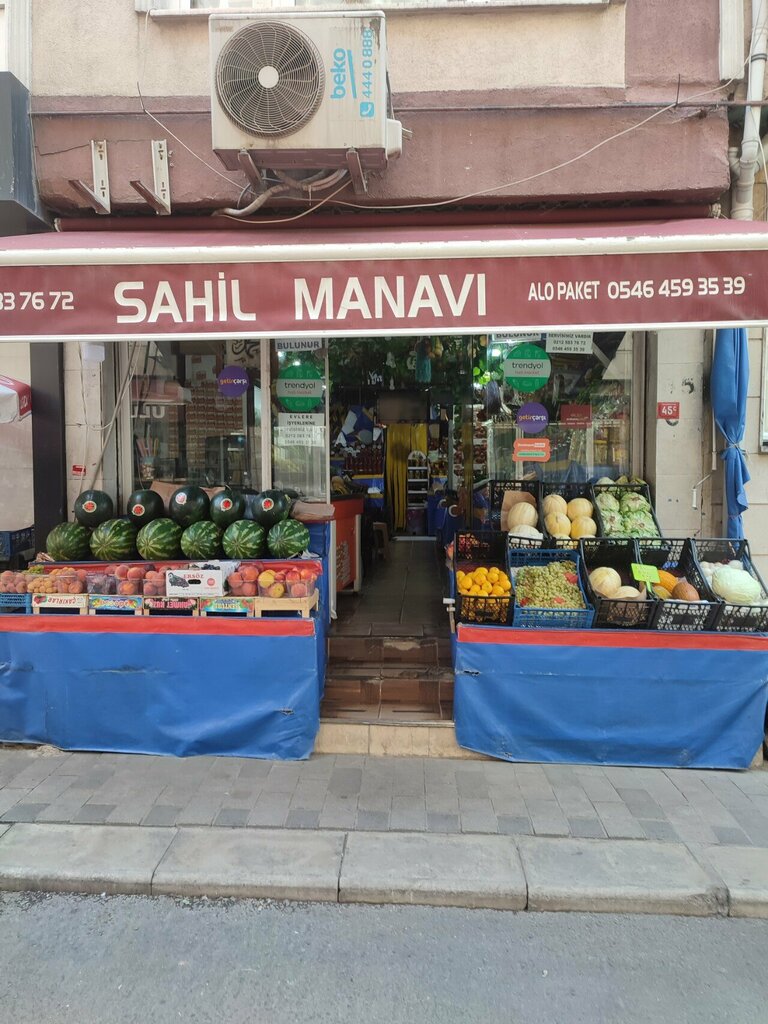 Manavlar Bakırköy Sahil Manavı, İstanbul, foto
