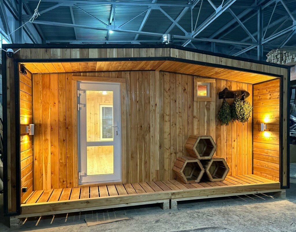 Hamam ve sauna inşaatı Bani Modul, Yekaterinburg, foto