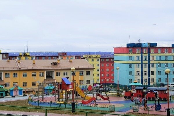Oyun alanı Playground, Anadyr, foto