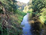 Spring, stream (Moscow Region, Stupino City District, Kashirka River), pınar, çay  Moskova ve Moskovskaya oblastından