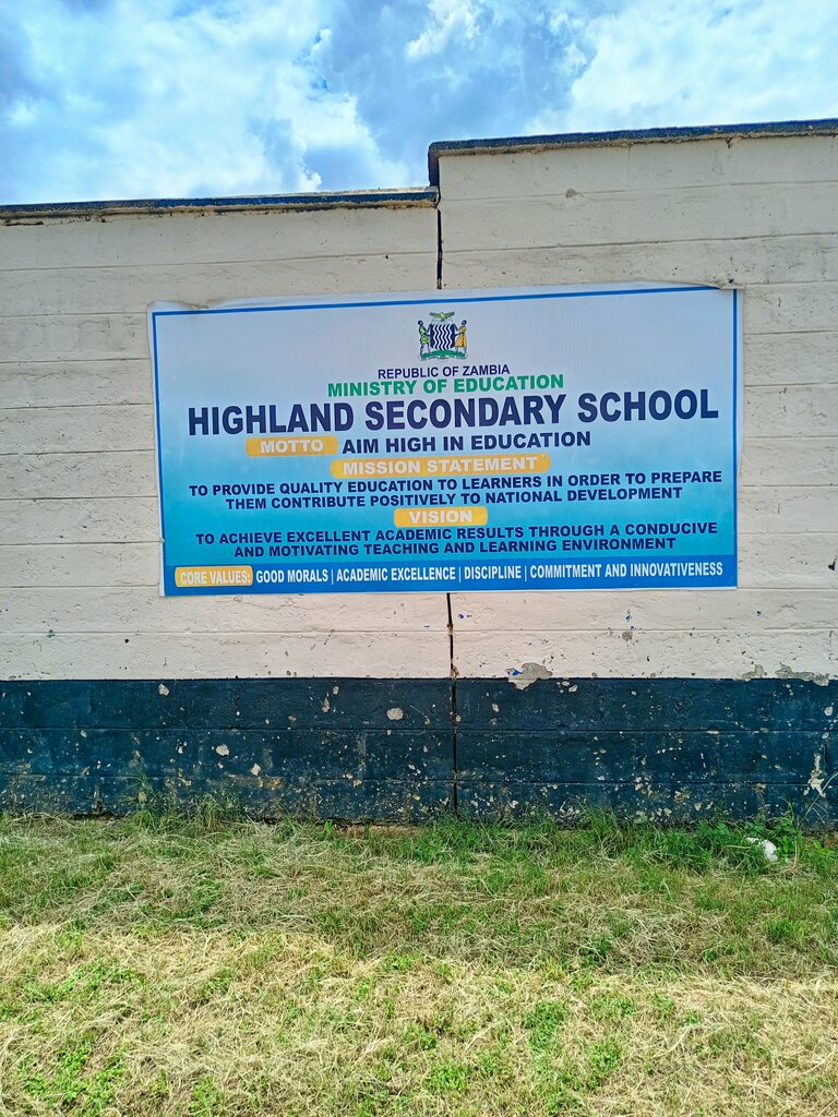 Yüksekokul Highland secondary school, Lusaka, foto