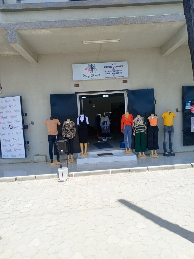 Giyim mağazası Sbj Apparel, Lusaka, foto