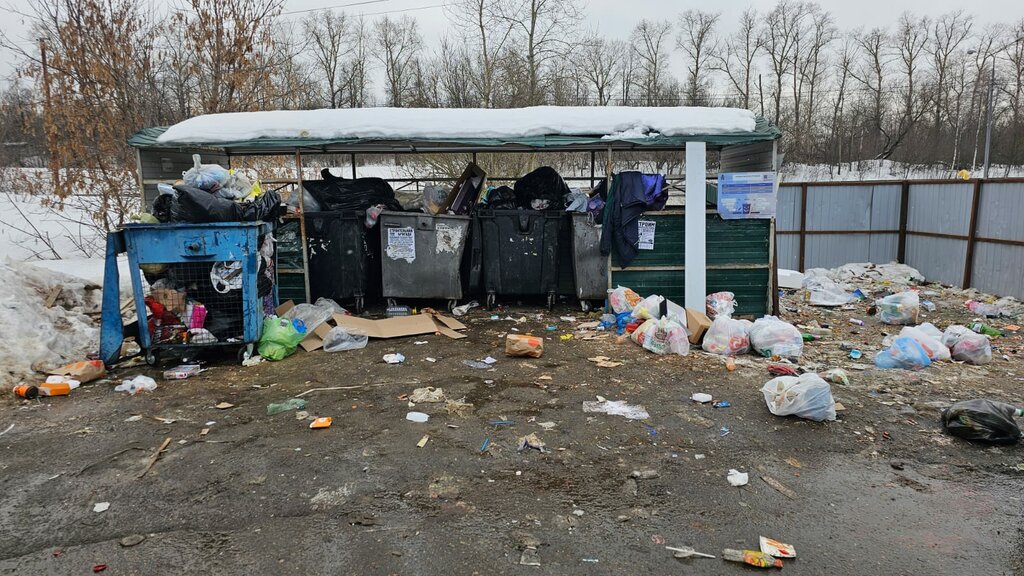 Çöp alanları Trash and garbage disposal area, Moskova ve Moskovskaya oblastı, foto