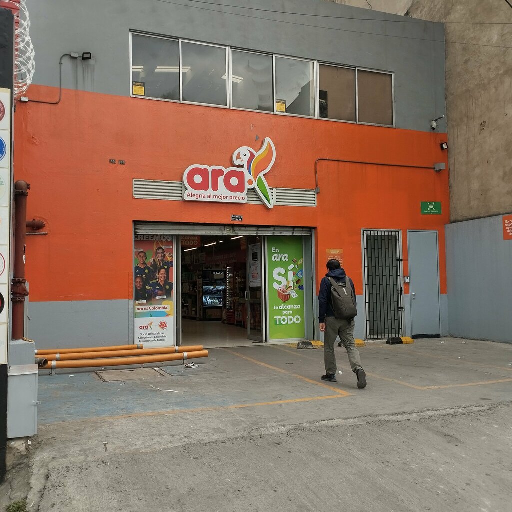 Süpermarket Ara, Bogota, foto