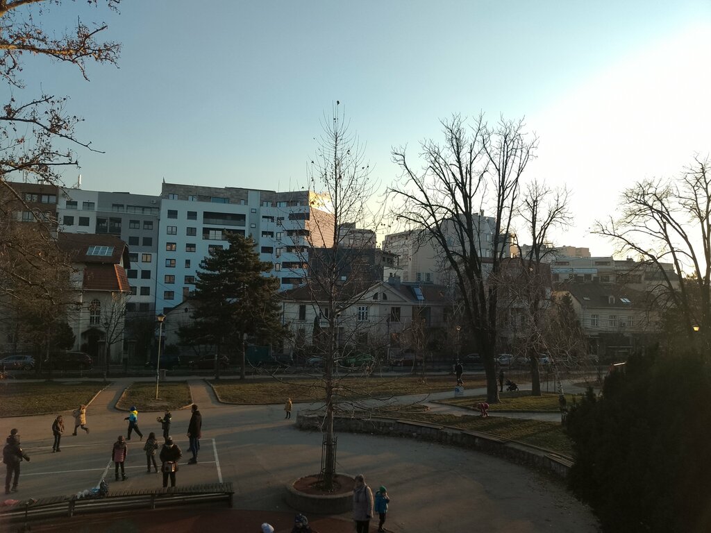 Kültür ve eğlence parkları Neimarski park Park mira Jelena Šantić, Belgrad, foto