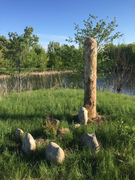 Park, sokak heykeli Богиня любви Лада, Samarskaya oblastı, foto